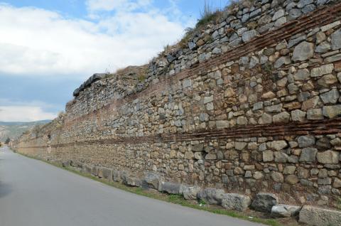 Byzantine fortifications of Nicaea (modern Iznik); city walls ...